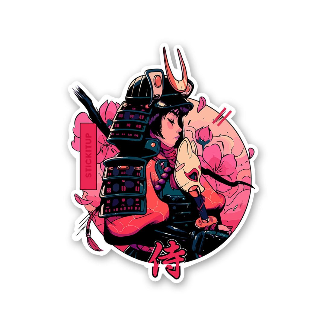 Buy Sakura Samurai Sticker Online | Premium Waterproof Vinyl | STICK IT UP