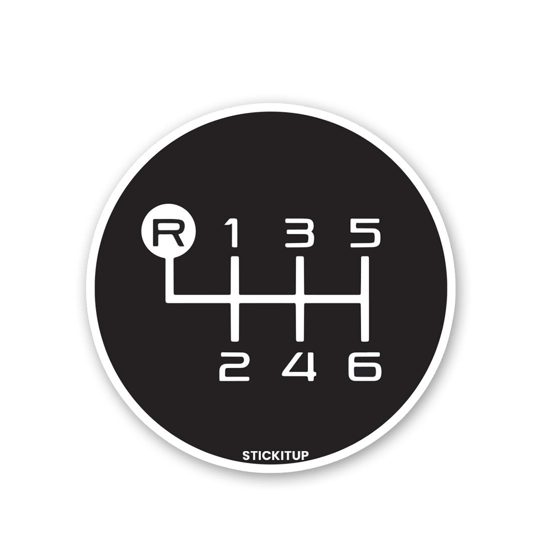 Buy Shift Gear Sticker Online | Premium Waterproof Vinyl | STICK IT UP