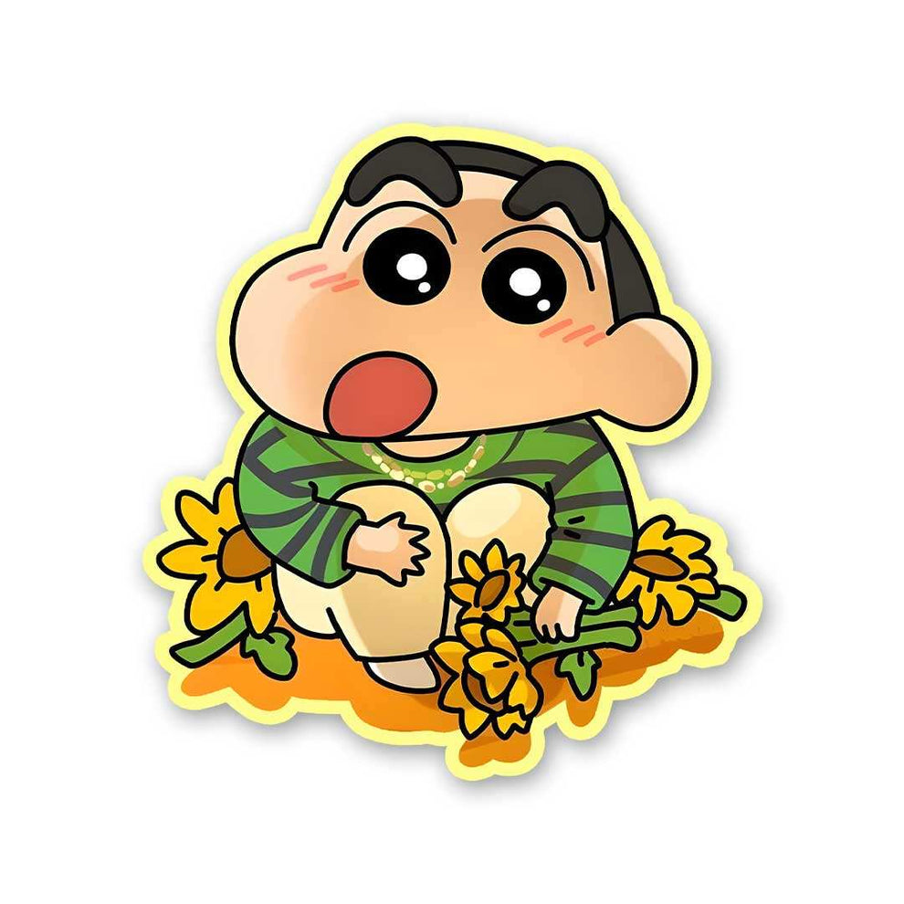 Buy Mr.chan With Sunflower Sticker Online | Premium Waterproof Vinyl ...