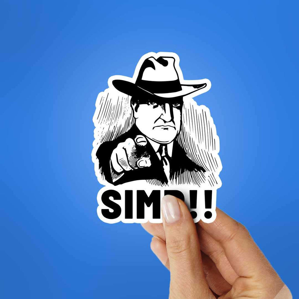 Buy Simp Sticker Online | Premium Waterproof Vinyl | STICK IT UP