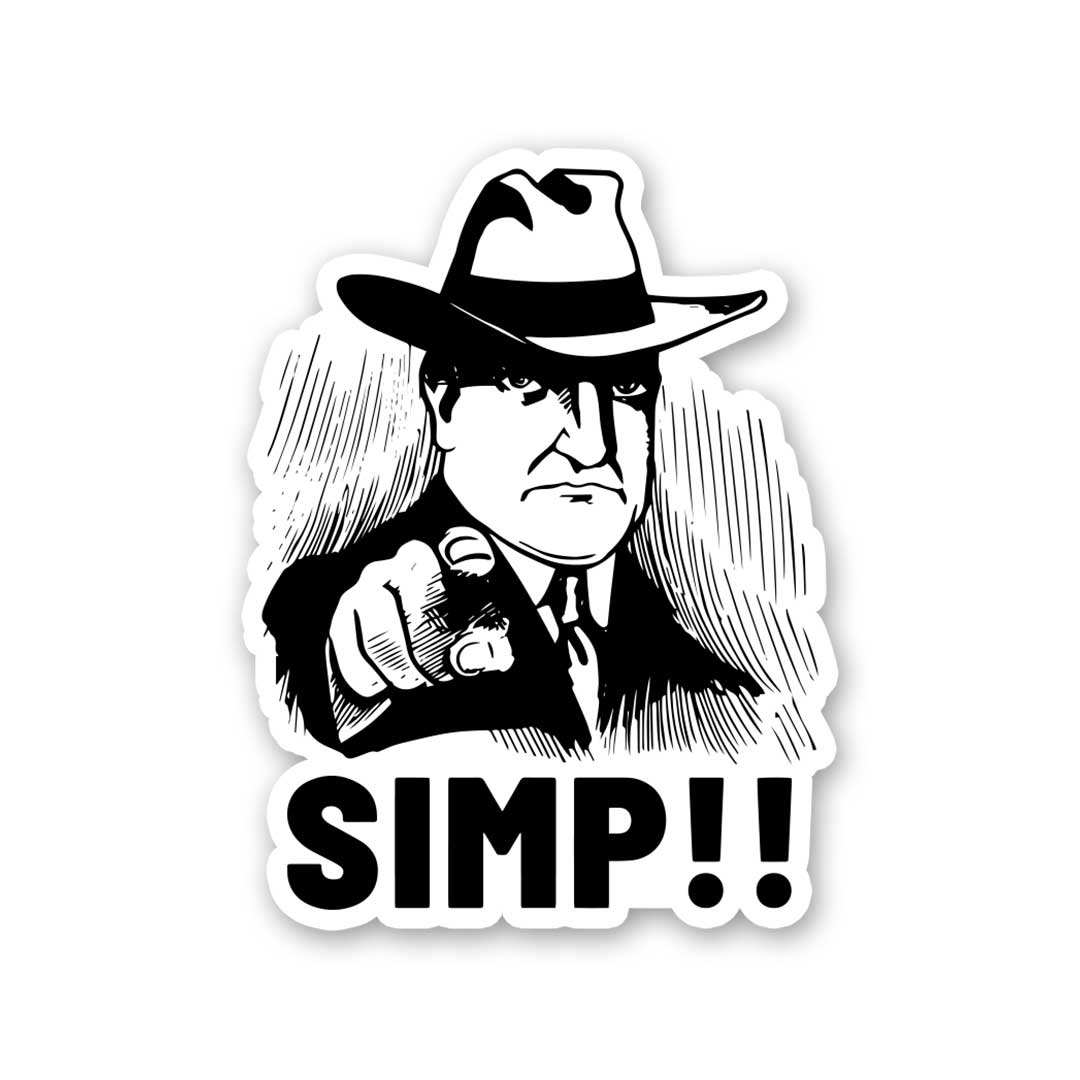 Simp Sticker – STICK IT UP