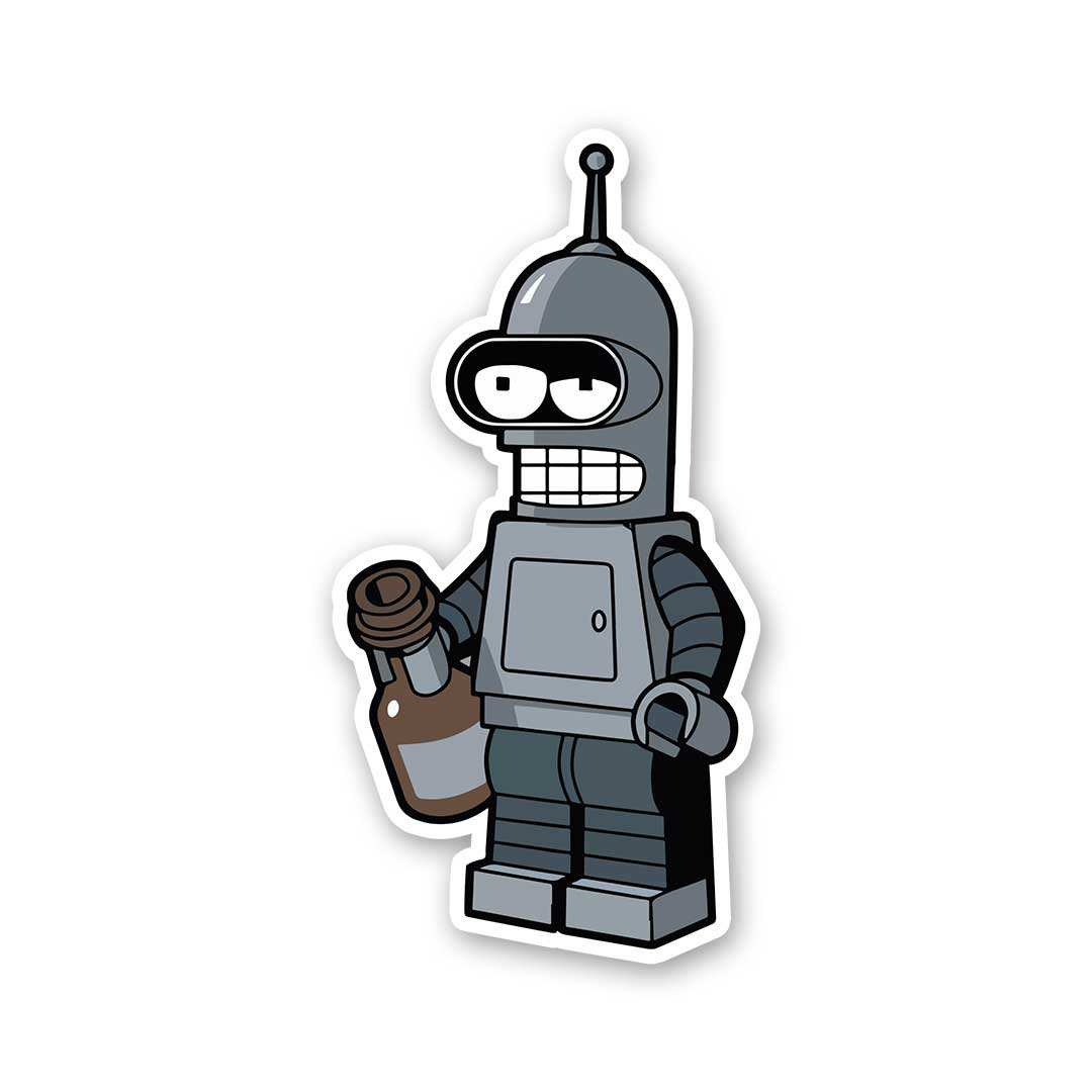 Buy Simpsons Robot Sticker Online | Premium Waterproof Vinyl | STICK IT UP