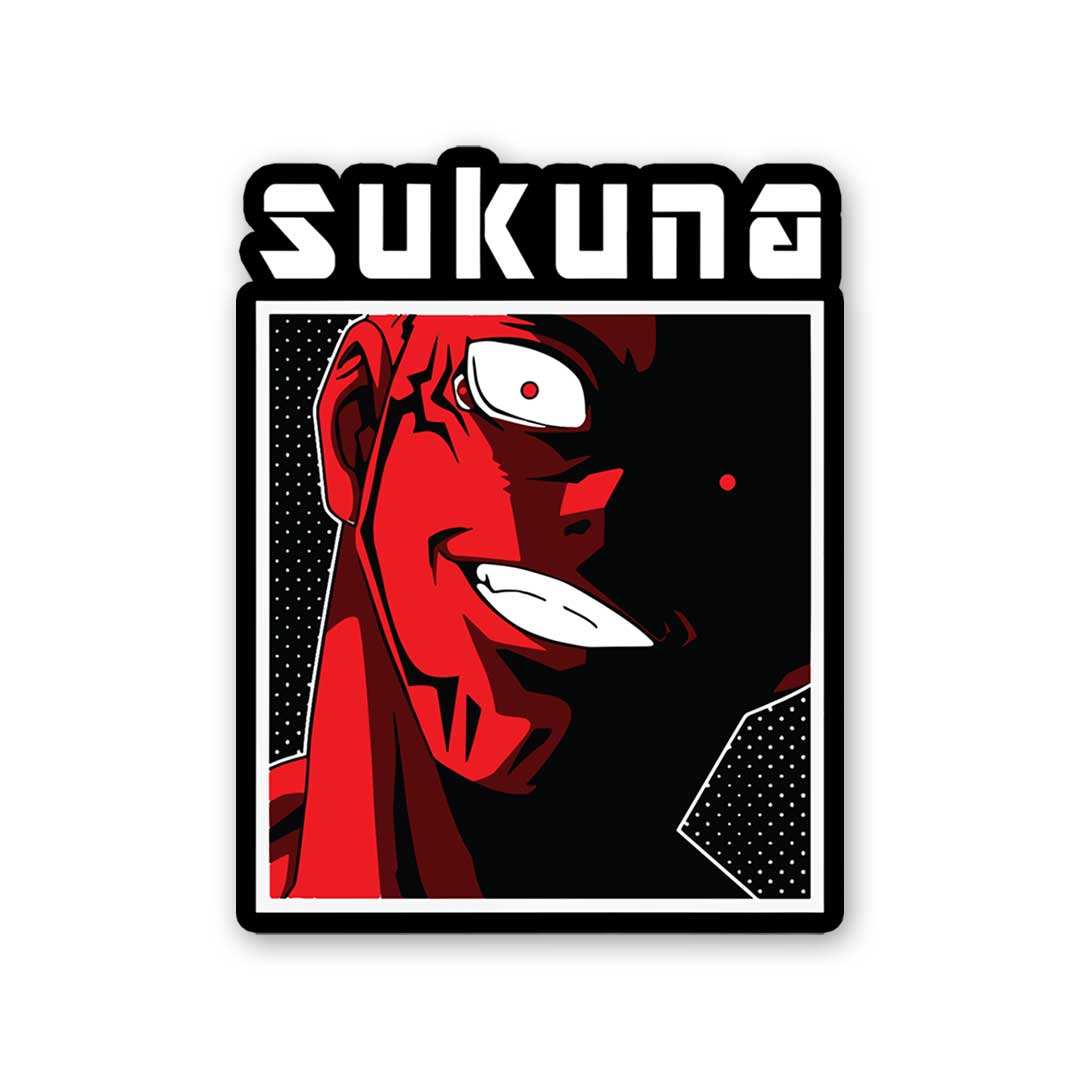 Buy Sukuna Sticker Online | Premium Waterproof Vinyl | STICK IT UP