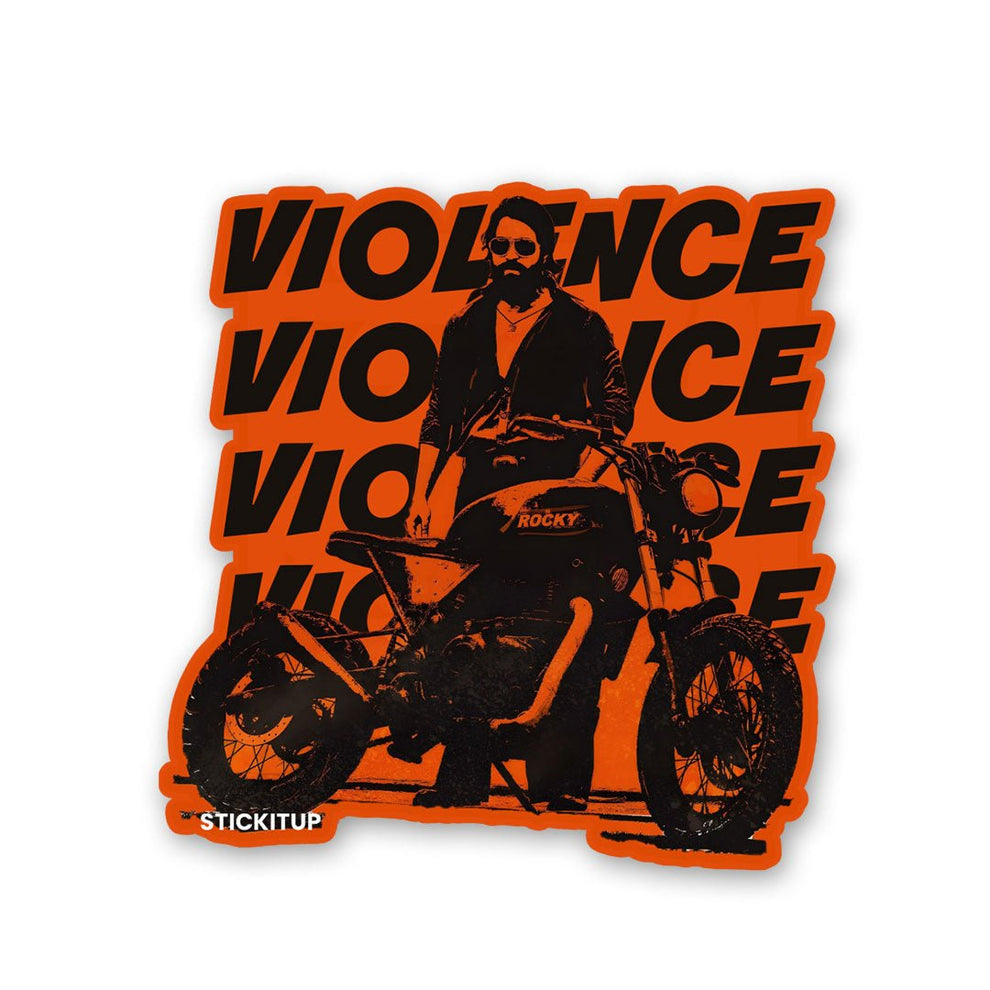 Buy Violence Violence Violence Sticker Online | Premium Waterproof ...
