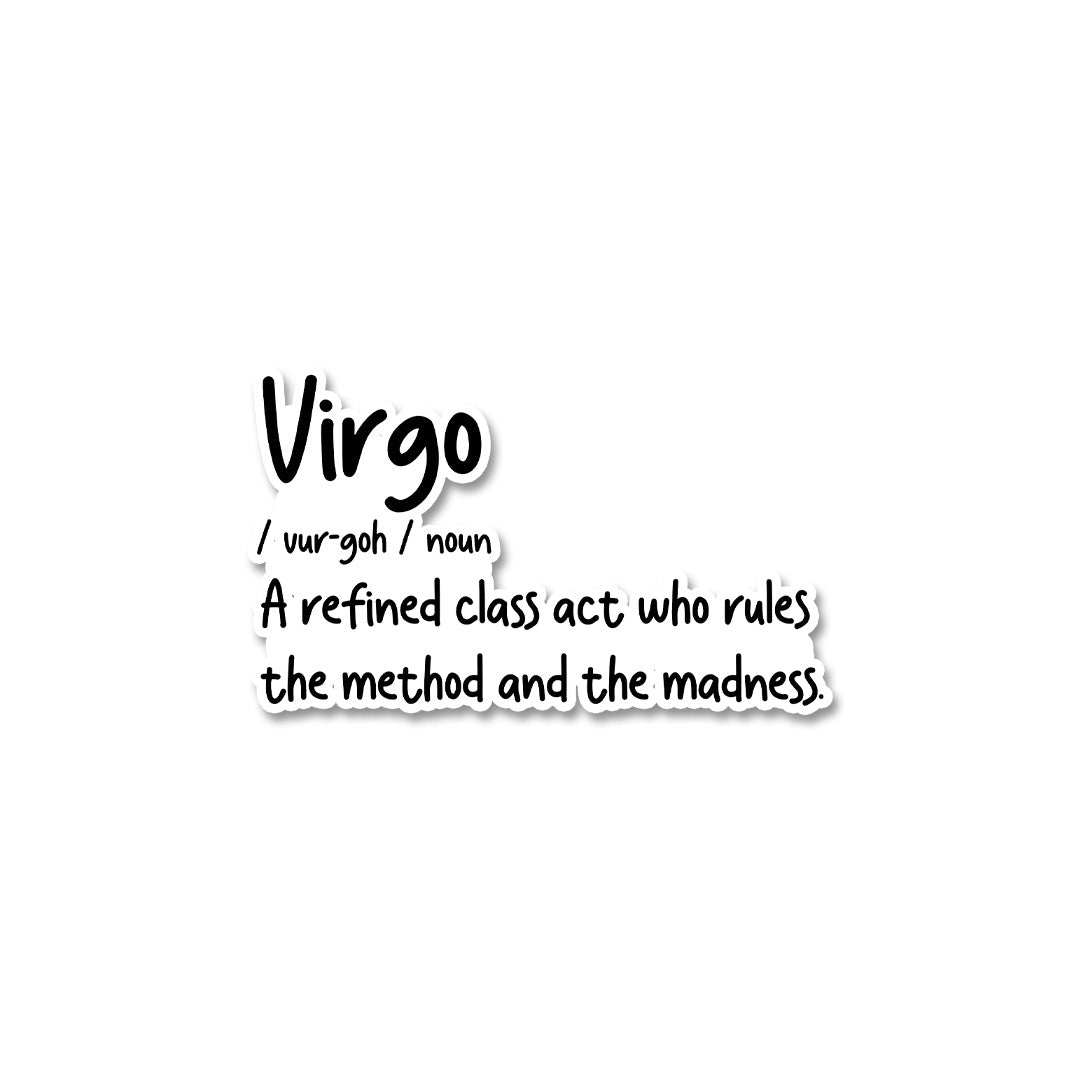 Buy Virgo Sticker Online | Premium Waterproof Vinyl | STICK IT UP