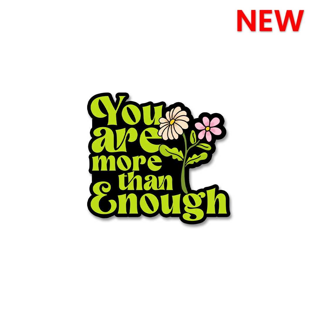 Buy You Are More Than Enough- Quotes Motivation Sticker Online ...
