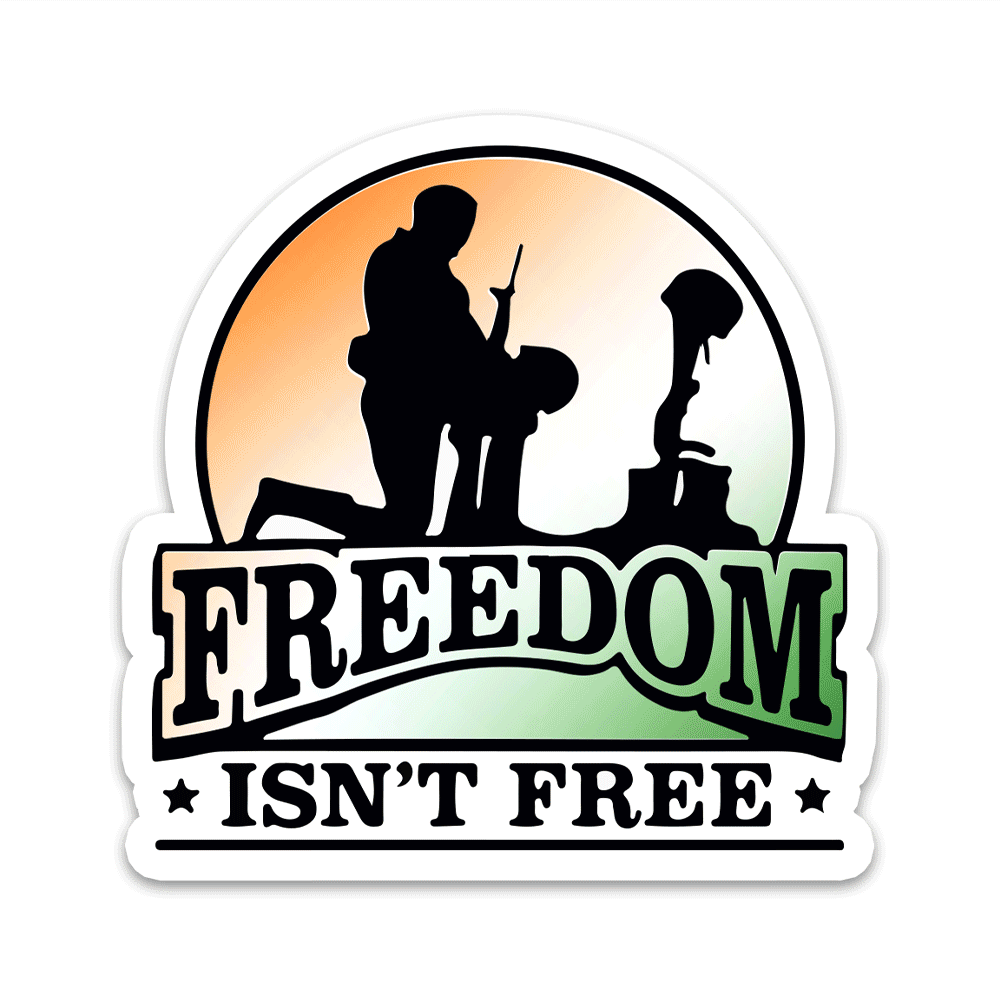 Buy Freedom Isn't FREE Bumper Sticker Online | Premium Waterproof Vinyl ...