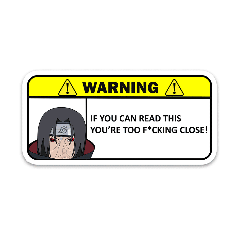 Buy Warning!! If you can read this Bumper Sticker Online | Premium ...