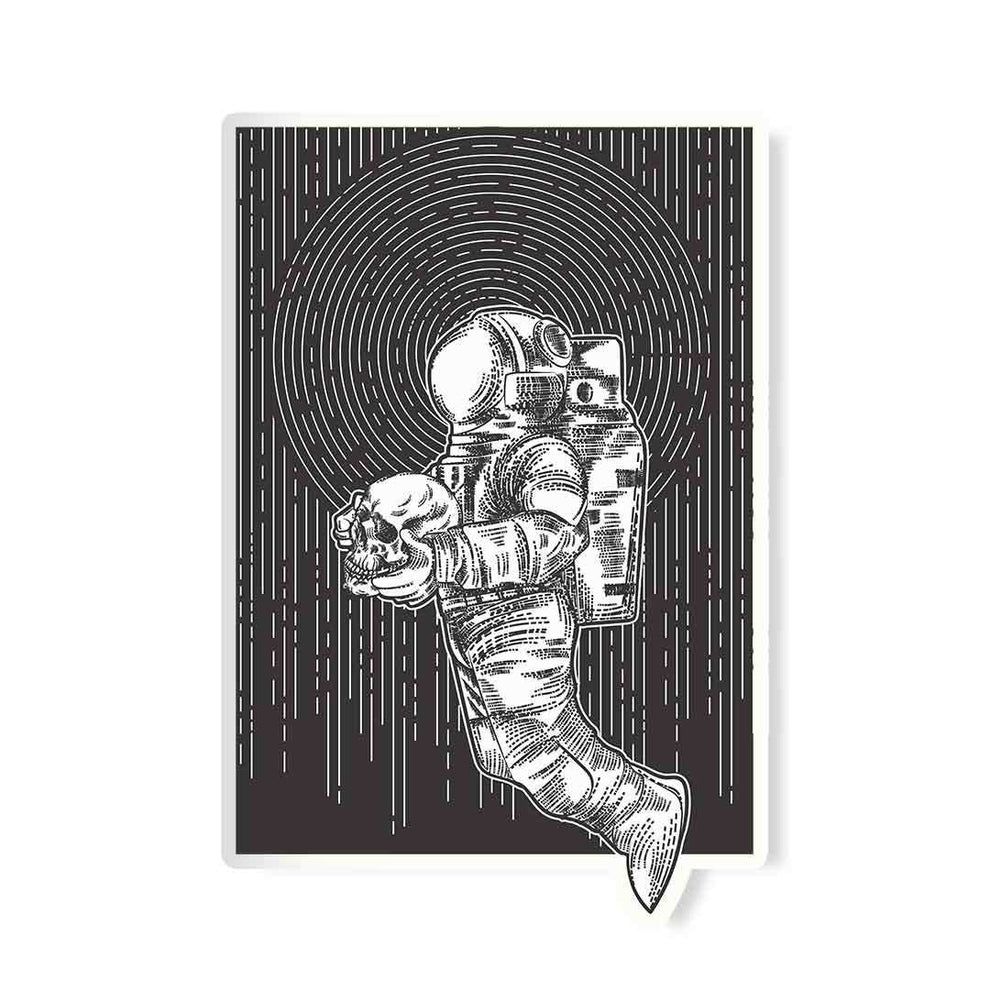 Spaceman Skull Sticker - Buy best quality stickers, sticker packs and ...