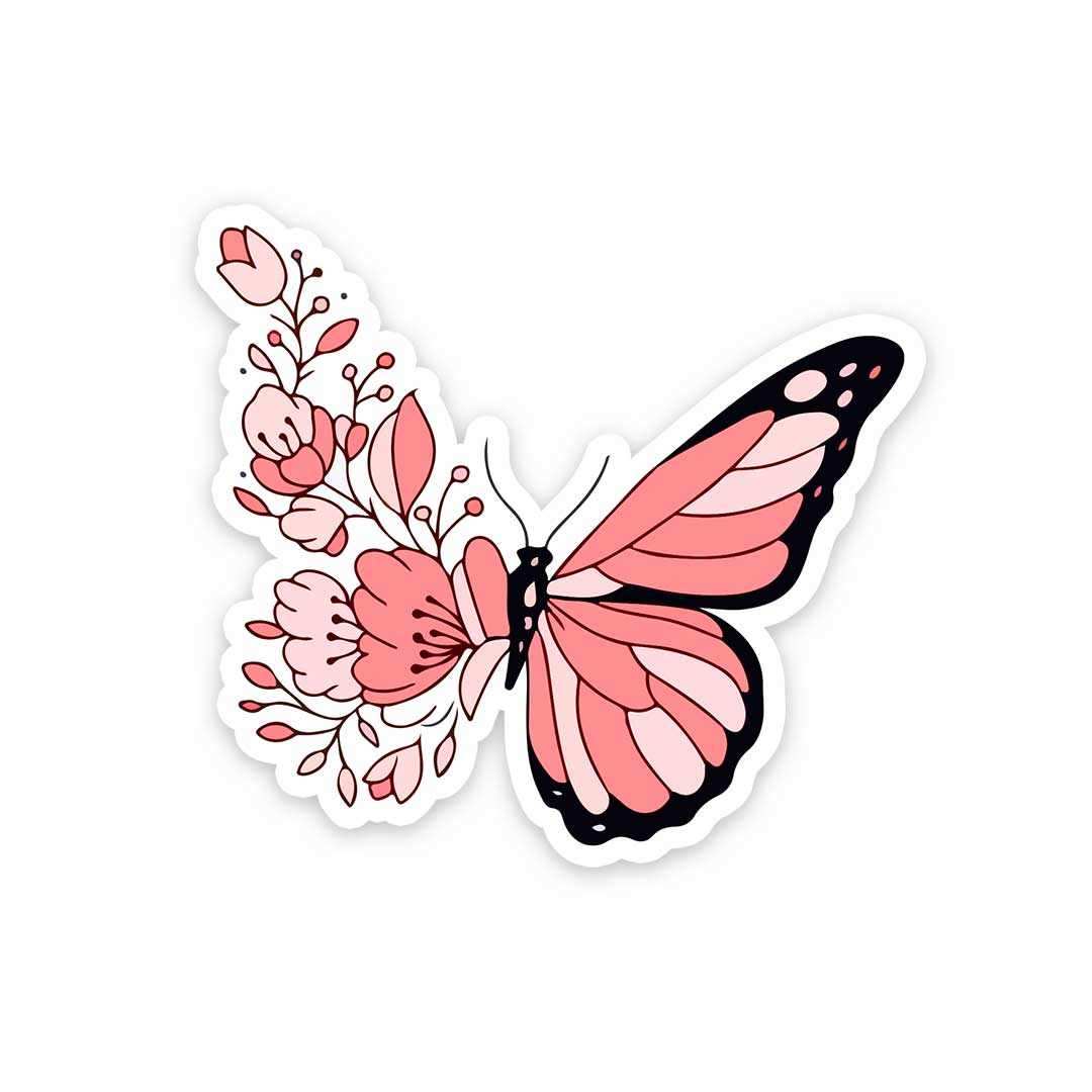 Aesthetic Butterfly Sticker – STICK IT UP