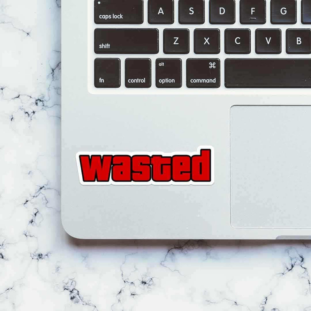 Wasted Sticker - Buy best quality stickers, sticker packs and laptop ...