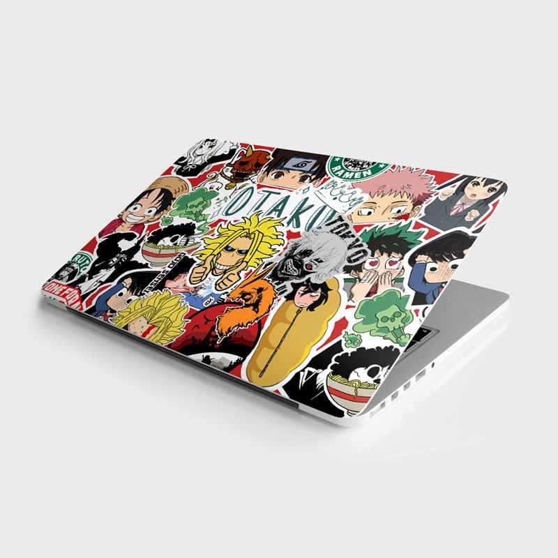 Anime collection Laptop Skin - Buy best quality stickers, sticker packs ...