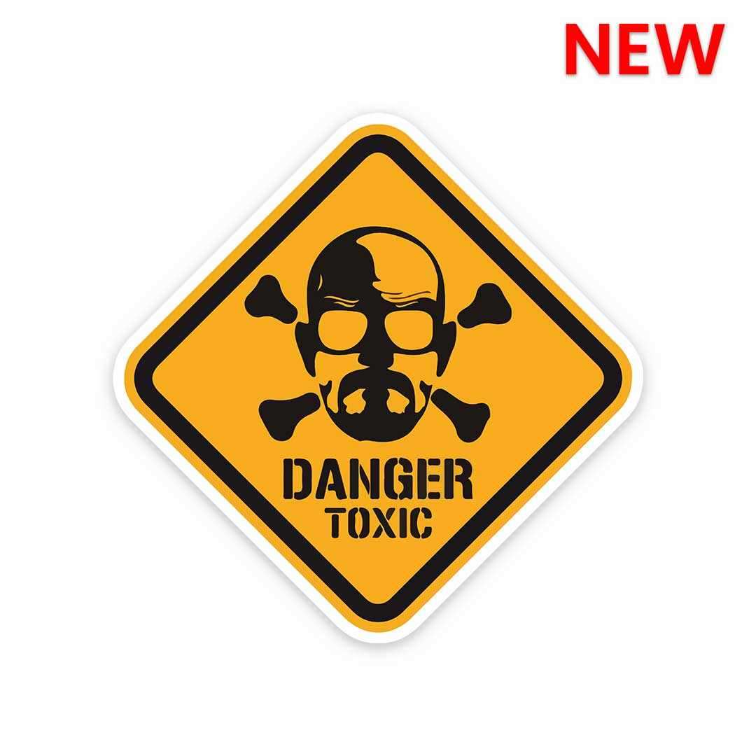 Buy Danger Toxic Sticker Online | Premium Waterproof Vinyl | STICK IT UP