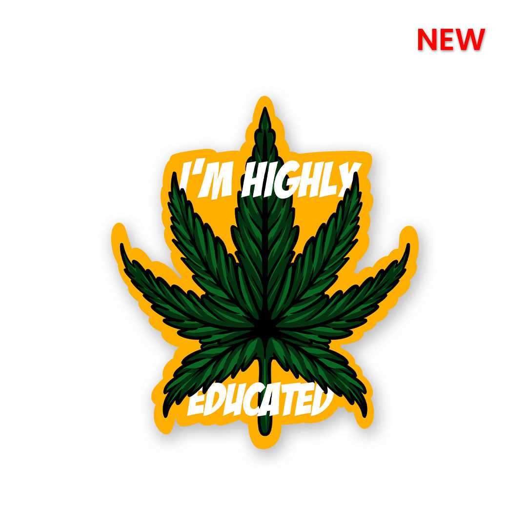 Buy I'm Highly Educated Sticker Online | Premium Waterproof Vinyl ...
