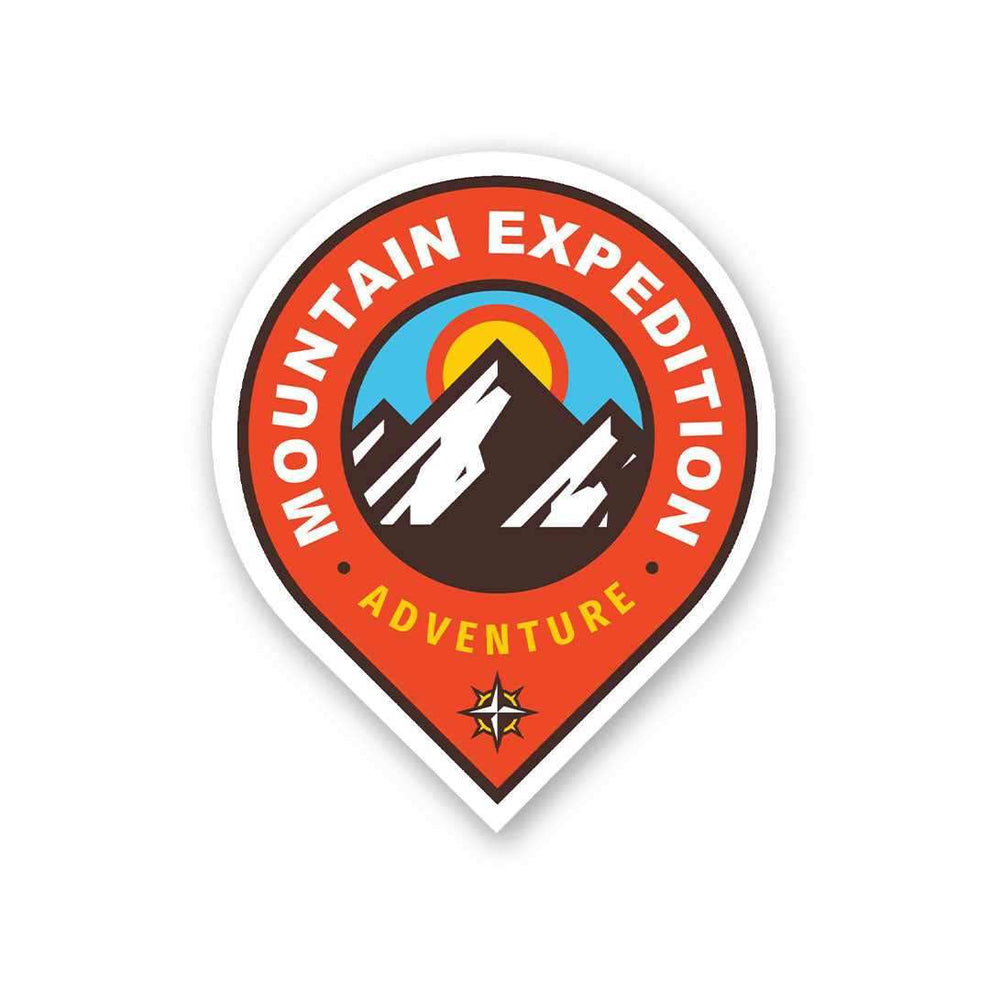 Buy Mountain Expedition Sticker Online | Premium Waterproof Vinyl ...