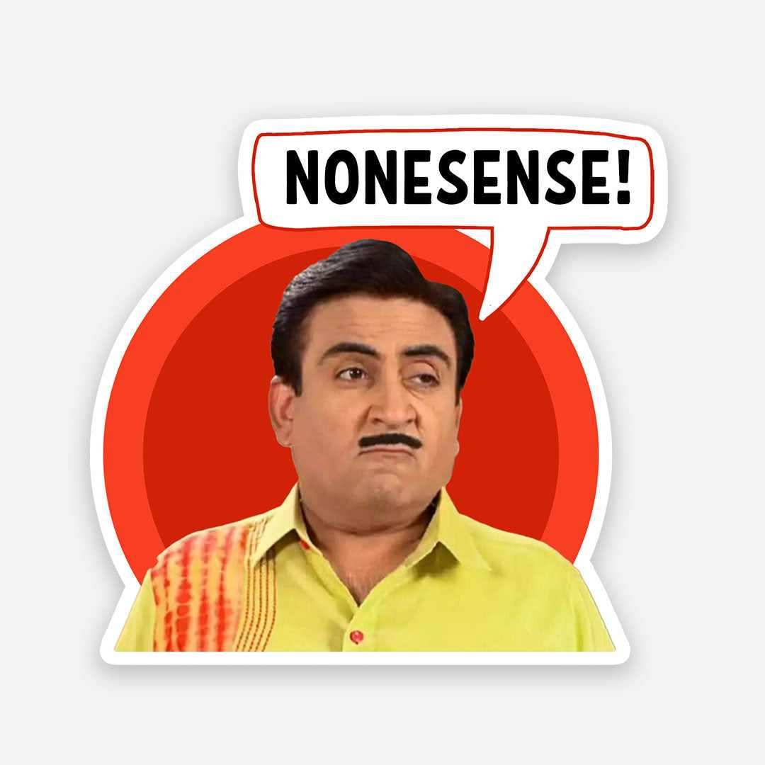 Buy Nonesense sticker Online | Premium Waterproof Vinyl | STICK IT UP